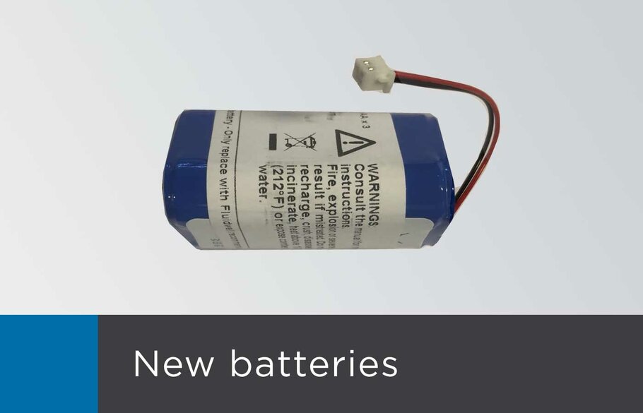 New 3 x AA-Cell batteries | Fluidwell